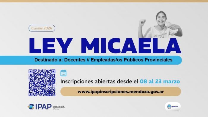 Comienzan las inscripciones 2024 para los cursos sobre Ley Micaela